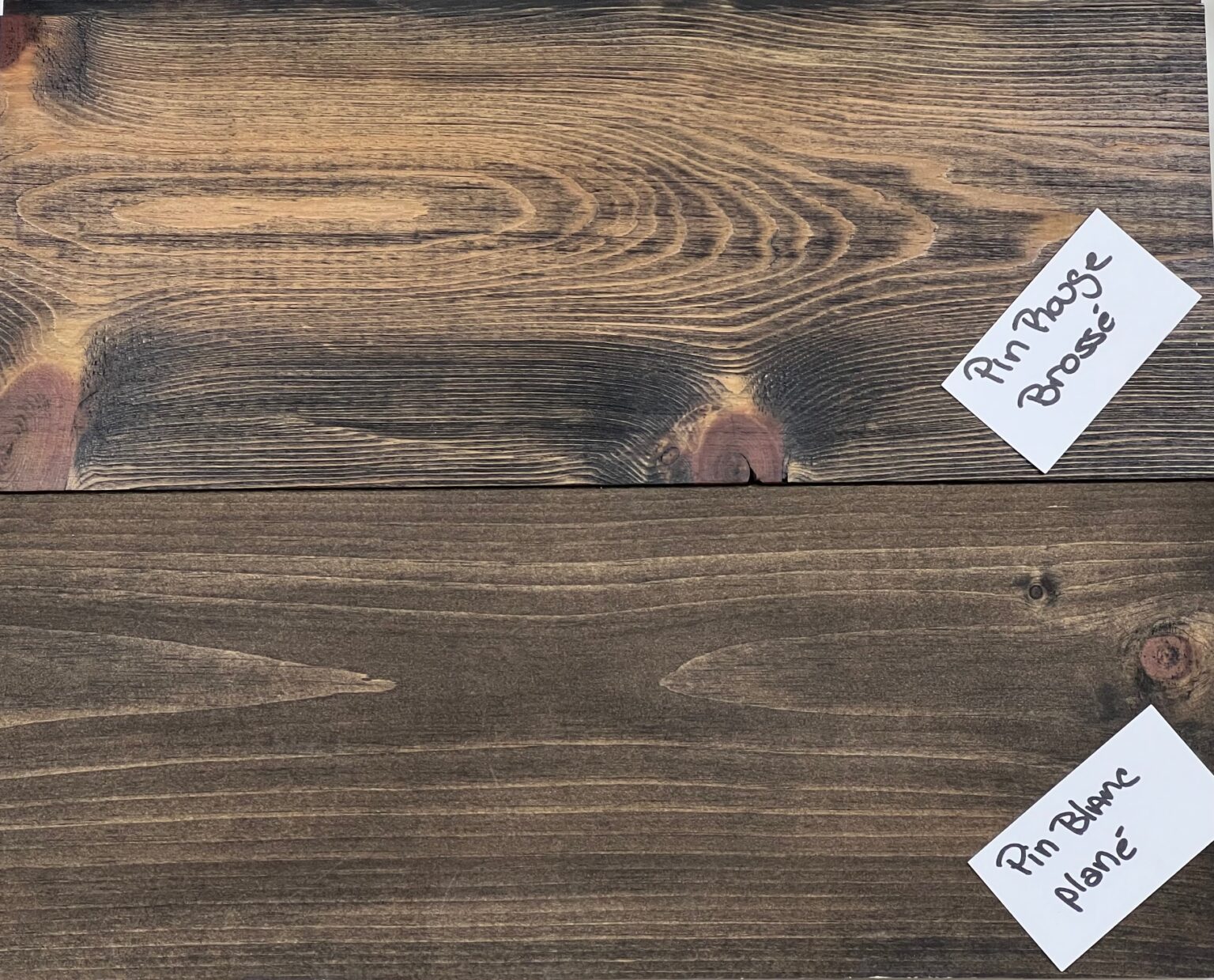 Plancher de pin rouge et blanc | Bois Excel